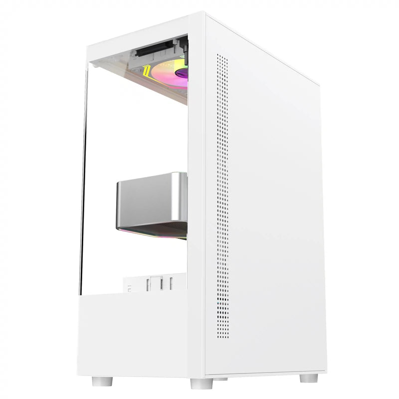 EVESKY panoramic room SE computer case desktop case atx white side tra ...
